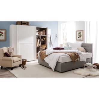 KIYDOO home24 Zubehörpaket Schwebetürenschrank 226cm Beige Comfort Spanplatte, bedruckt & lackiert