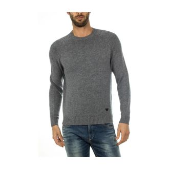 Armani Jeans Gem&uuml;tlicher Strickpullover - - Knitwear - Herren - Grau - 2XL