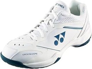 Yonex Power Cushion 65 X4 Chaussures de badminton pour homme - Amortissement Power Cushion et semelle Radial Blade pour une performance optimale, Blanc., 45