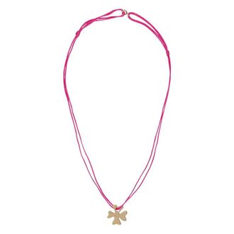 Ines De La Fressange Trefoil Necklace - - Accessories - Damen - Rosa - ONE SIZE