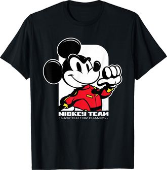 Disney Racing Mickey Team Crafted for Champs Race Car Driver T-Shirt