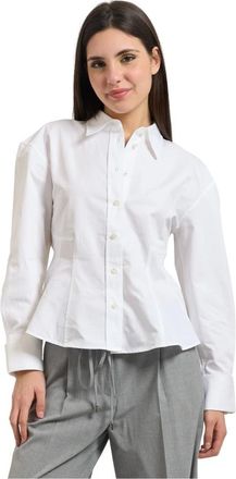HUGO BOSS Femme, Blouses et Chemises, Blanc, Taille: 36 FR Chemise &agrave; Basque