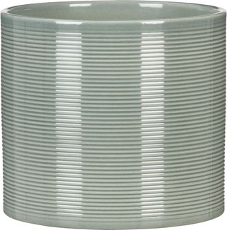 Scheurich Blumentopf aus Keramik, Farbe: Sage Green, 19 cm Durchmesser, 17 cm hoch, 4 l Vol