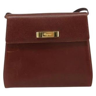 Ferragamo Pre-owned Gancini Schultertasche - - Pre-owned - Damen - Braun - ONE SIZE