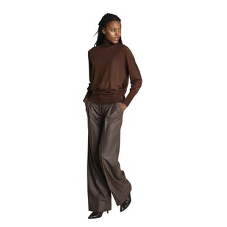 Ql2 Quelledue QL2 Quelledue, Damen, Strickwaren, Braun, LGr&ouml;&szlig;e