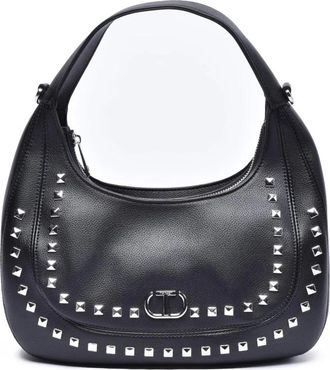 Twinset Femme, Sacs, Noir, Taille: ONE Size Hobo Bag