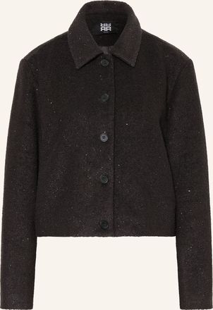 Riani Riani Kastenjacke Mit Pailletten grau