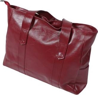 Yarnow Sac Fourre-tout Spacieux Cuir Synth&eacute;tique Souple Sac &agrave; Bandouli&egrave;re Simple D&eacute;contract&eacute; pour Femme Travail Voyage et Sorties Courantes
