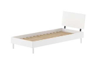 Vipack Einzelbett Forrest 90x200cm - Buche massiv - wei&szlig;