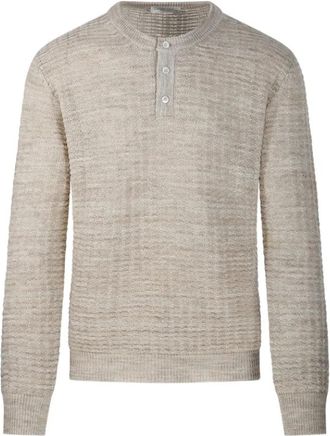 Roberto Collina Homme, Pulls, Beige, Taille: XL Pull Linfa