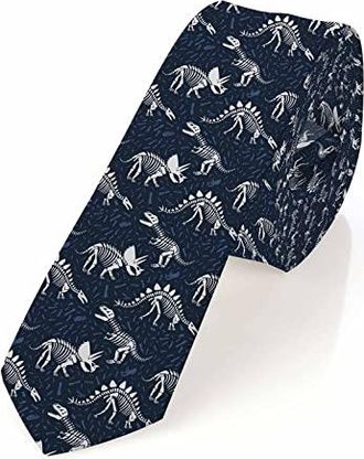 Generic Squelettes De Dinosaures Cravatte Élégante Cravates Classique Cravates Hommes Pour Mariage Événements Entreprise