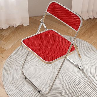 Generic Klappstuhl für den Innenbereich, Atmungsaktive Balkonstühle Klappbar, Lässig und Einfach für Partys im Innen- und Außenbereich, Veranstaltungen, Büros