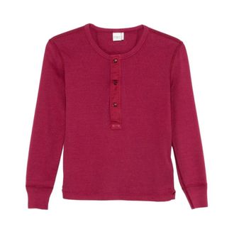 Chlo&eacute; Langarmshirt mit Knopfleiste - - Tops - Damen - Rosa - S