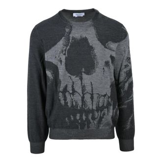 Alexander McQueen Maglioncino Girocollo - - Knitwear - Herren - Grau - M