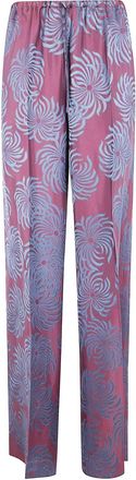 Dries Van Noten Pantalons D&eacute;contract&eacute;s - Rose