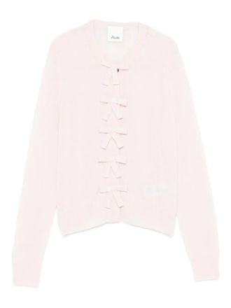 Allude bow cardigan - Rosa