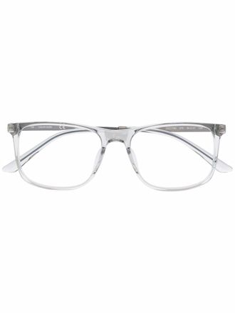 Calvin Klein lunettes de vue &agrave; monture carr&eacute;e - Bleu