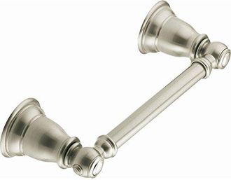 Moen YB5408BN Kingsley Pivoting Paper Holder, Brushed Nickel by Moen