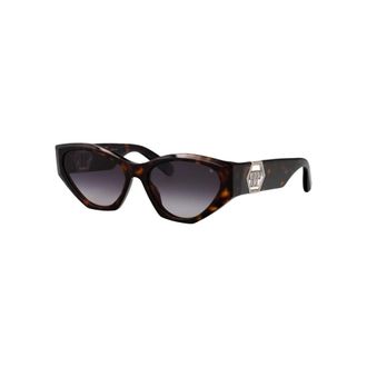 Philipp Plein Stilvolle Sonnenbrille f&uuml;r einen fesselnden Look - - Accessories - Damen - Braun - 58 MM