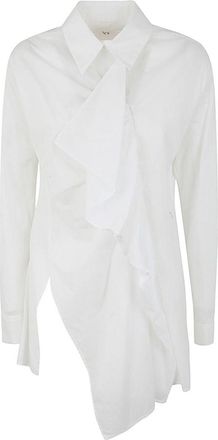 Yohji Yamamoto Hemd - Wei&szlig;