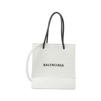 Balenciaga Pre-owned Shopping North South Tote Leder Tote Bag - - Pre-owned - Damen - Wei&szlig; - ONE SIZE