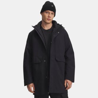 Under Armour Legend gef&uuml;ttert 3-in-1-Jacke f&uuml;r Herren Schwarz / Schwarz / Castlerock M