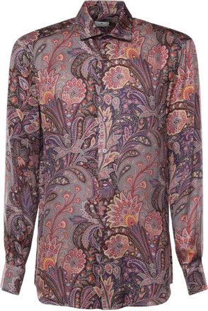 Etro Homme, Chemises, Multicolore, Taille: L Chemise &agrave; imprim&eacute; cachemire