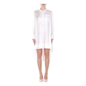 Blugirl Hemdblusenkleid - - Dresses - Damen - Wei&szlig; - 2XS