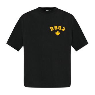 Dsquared2 T-Shirt mit Logo - - Tops - Herren - Schwarzk - S