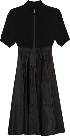 Moncler Robe Au Genou - Noir