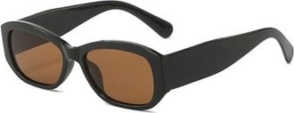 Generic Lunettes De Soleil Carr&eacute;es For Hommes Et Femmes, Monture Petite, For Les Vacances La Plage(Brown)