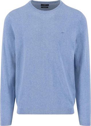 Fynch-Hatton Rundhalspullover - - Knitwear - Herren - Blau - 2XL