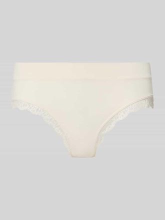Schiesser Slim Fit Slip mit Spitzenbesatz