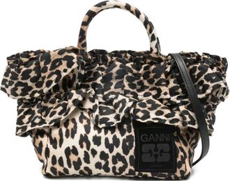 Ganni Femme, Sacs, Multicolore, Taille: ONE Size Ruffled Upper Tote Bag