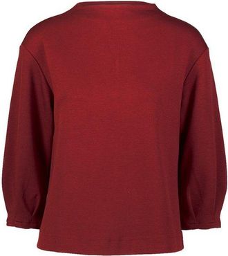 Zero Sweatshirt Damen mit Dreiviertel&auml;rmeln Plain/ohne Details