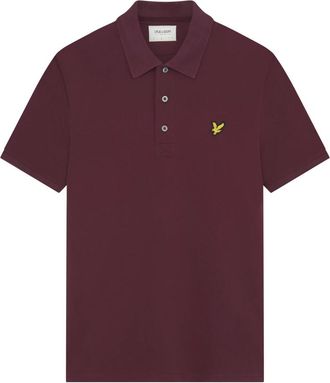 Lyle & Scott Homme, Tops, Rouge, Taille: L Polo Uni