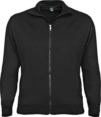 Ahorn Sportswear Gro&szlig;e Gr&ouml;&szlig;en Stehkragen Sweatjacke schwarz Ahorn, Gr&ouml;&szlig;e:10XL