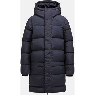 Peak Performance Kinder Jacke Jr Long Puffer-BLACK