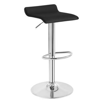 Woltu Tabouret Bar, Chaise Haute Cuisine R&eacute;glable en Hauteur, Pivotant &agrave; 360&deg; avec Repose-Pieds pour Bar, Cuisine, Comptoir, PVC+M&eacute;tal, Gris + Argent&eacute;