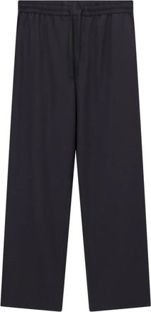 Ami Homme, Pantalons, Noir, Taille: L Wide Pantalons
