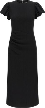 Rotate Knielanges Kleid - Schwarz