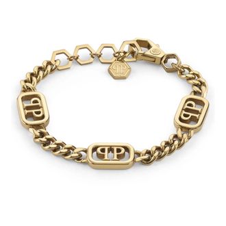 Philipp Plein unisex, Accessoires, Jaune, Taille: ONE Size Plein Lettering Bracelet