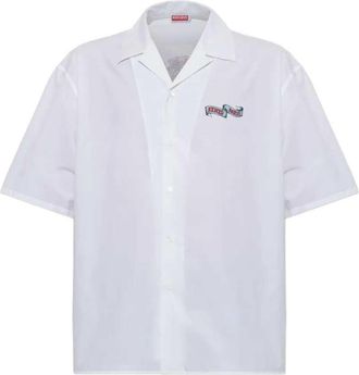 Kenzo Chemise &agrave; manches courtes avec imprim&eacute; tigre