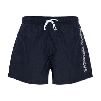 Emporio Armani Homme, Maillots de bain, Bleu, Taille: 2XL Swim Shorts