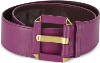 Saint Laurent ceinture en cuir - Violet