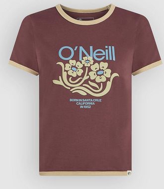 O'Neill ORiginals Front Print T-Shirt purple gray