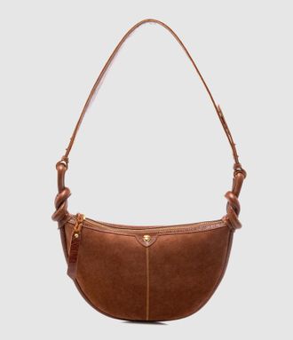 CLARIS VIROT Sac Mini Chris Cuir Cognac