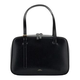 A.P.C. A.p.c., Femme, Sacs, Noir, Taille: ONE Size Borsa in pelle liscia