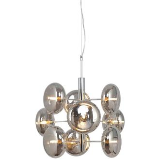 N&auml;ve Naeve ORION Plafonnier suspendu multi-bras chrom&eacute; 9xG9