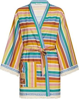 Zimmermann Kimono ray&eacute; en coton